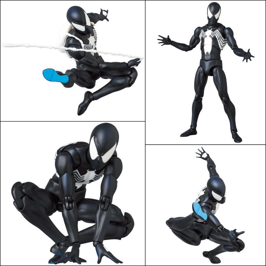 Mafex No.168 MAFEX SPIDER-MAN BLACK COSTUME (COMIC Ver.), Hobbies ...