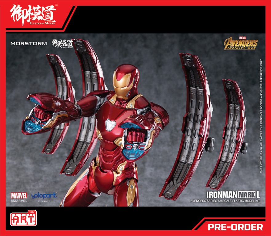 Morstorm X Eastern Model - Iron Man Mark 50 MK50 - Deluxe Version - 1/9 ...