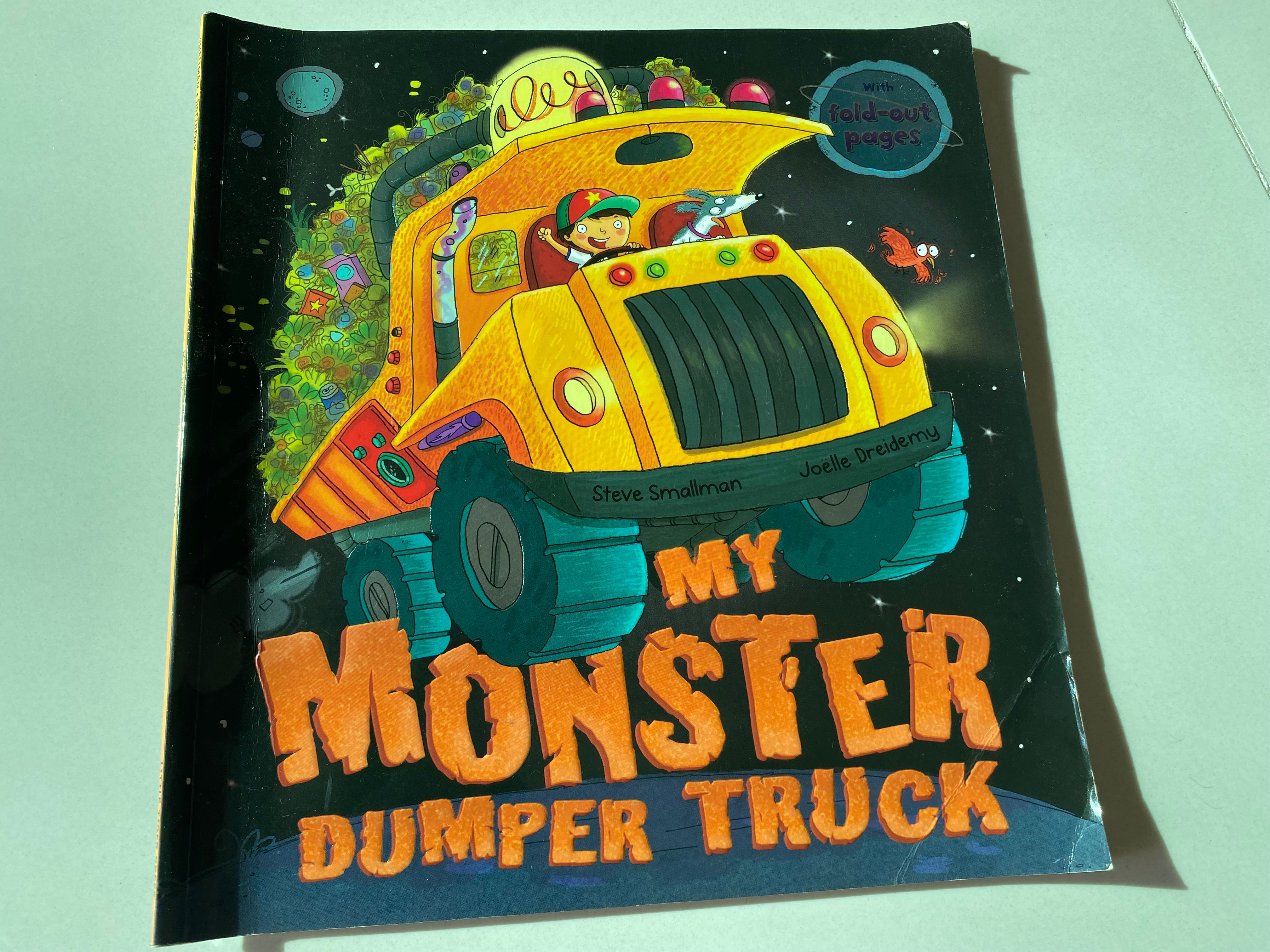 My monster dumper truck, picture book, Hobbies & Toys, Books ...
