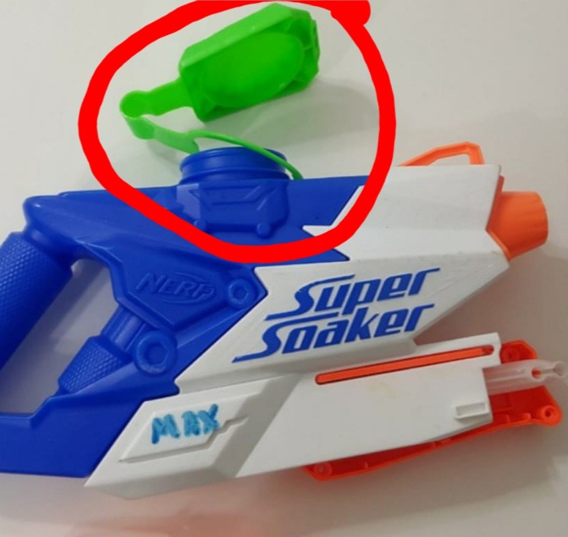 Nerf Super Soaker Green Cap Cover, Hobbies & Toys, Toys & Games on ...