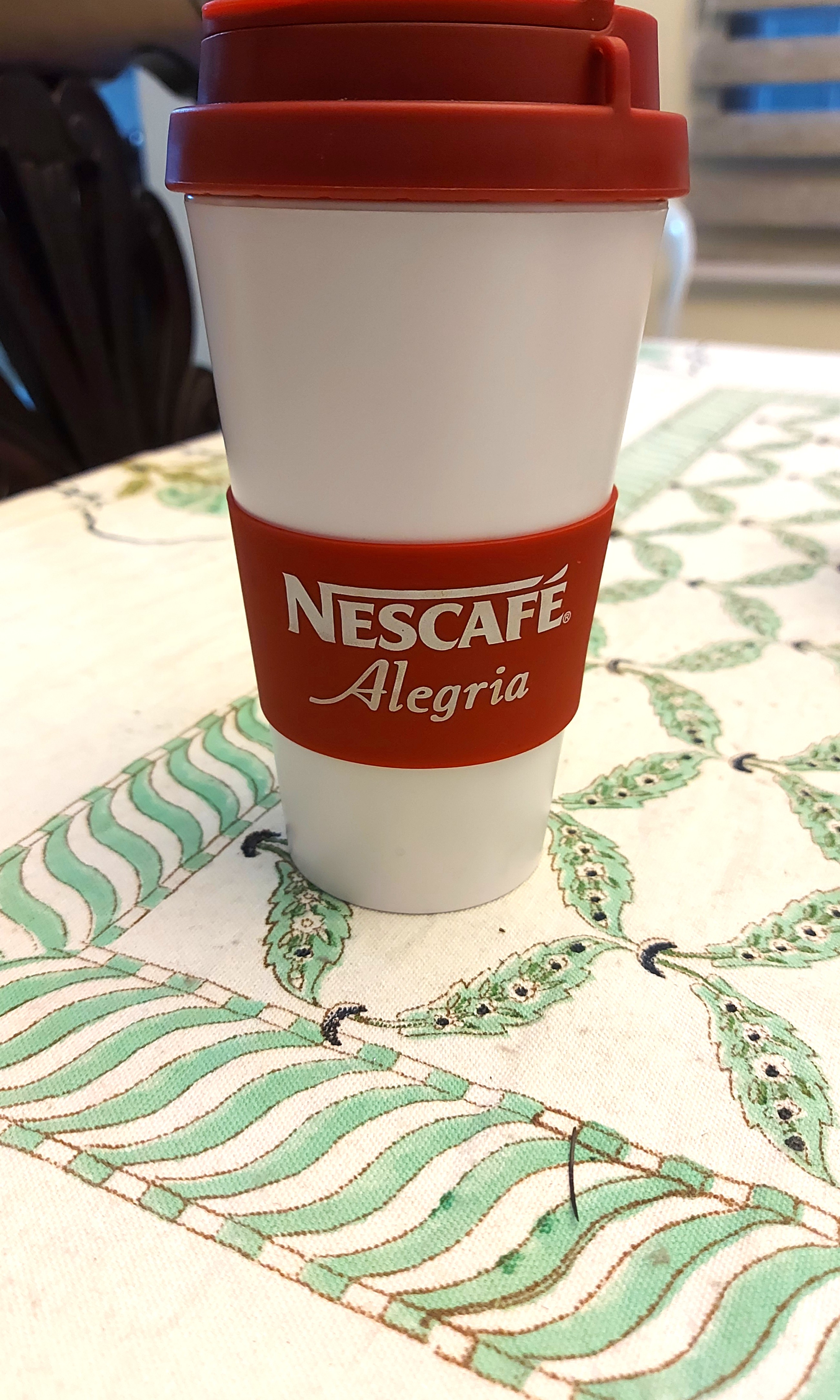 Nescafe top lift coffee container tall, Furniture & Home Living ...