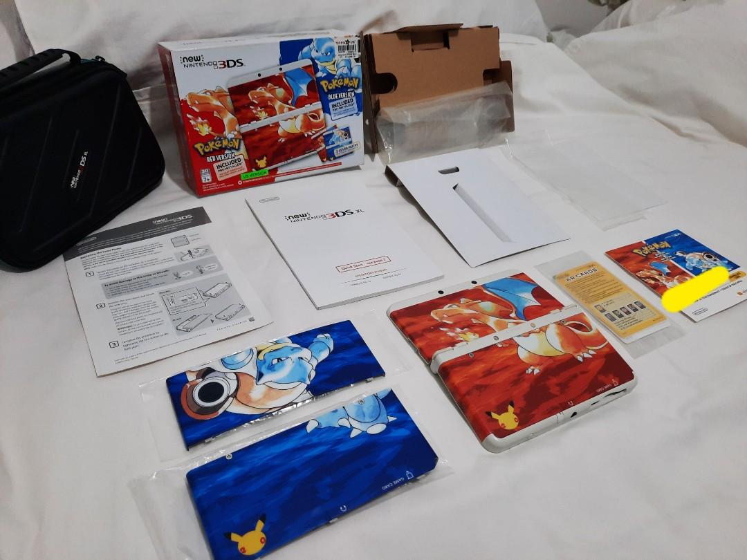 New Nintendo 3DS Regular (20th Anniversary Red and Blue Limited Edition ...