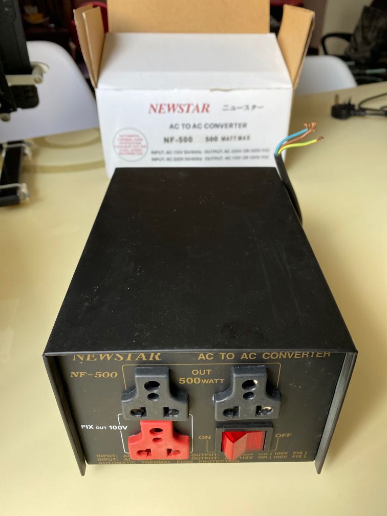 Newstar AC TO AC CONVERTER, TV & Home Appliances, Electrical, Adaptors ...