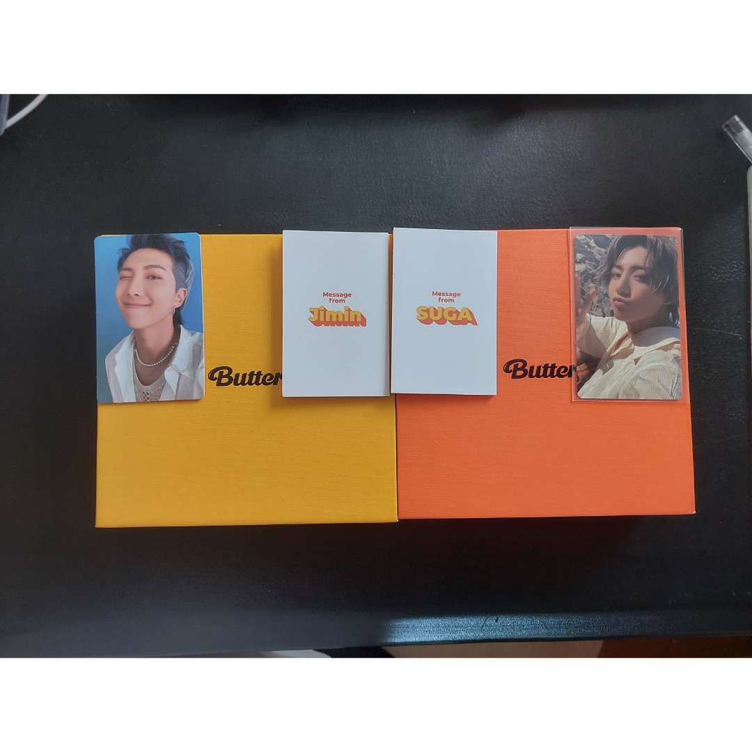[ONHAND] BTS BUTTER ALBUM PEACHES & CREAM VERSION WITH JUNGKOOK /JK AND NAMJOON /RM PC, Hobbies ...