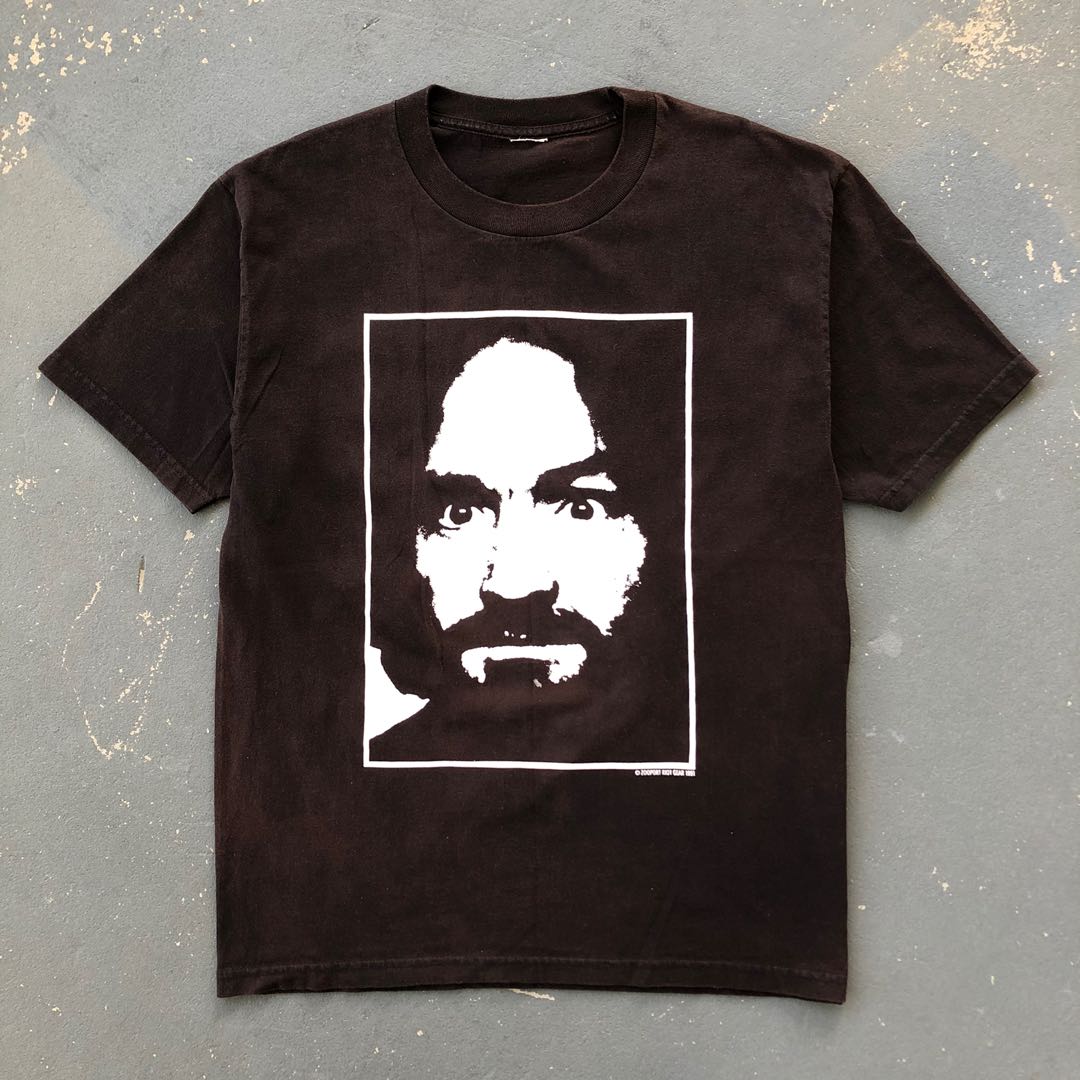 Original 1991 Charles Manson Guns N Roses Zooport Riot Tee, Men's ...
