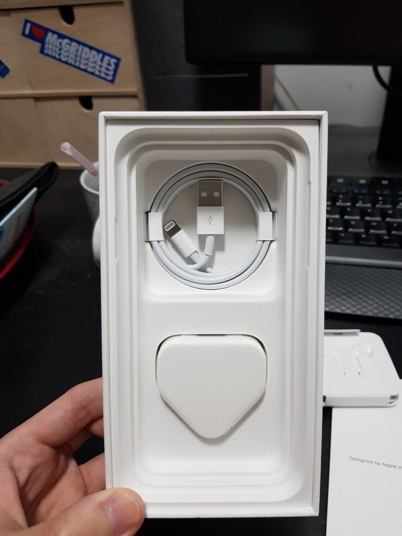 Original iPhone Charger and Cable and Earpiece, Mobile Phones & Gadgets ...