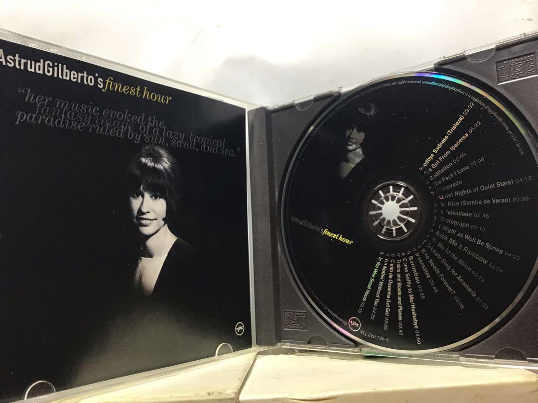 ORIGINAL US PRESS Astrud Gilberto - Finest Hour OOP 2001 USA VERVE CD Anubis Jazz, Hobbies ...