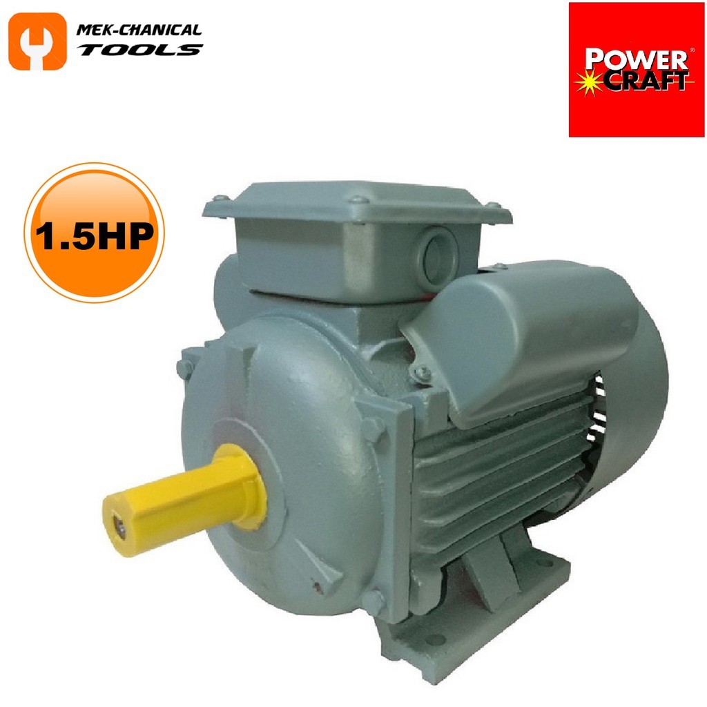 PowerCraft Electric Motor Single Phase 1.5HP/1.1KW (PEM 1-401.5 CU ...