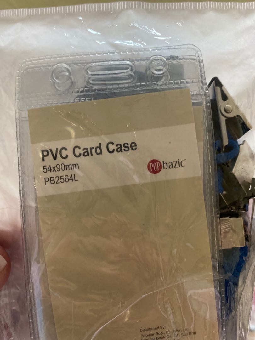 PVC CARD CASE, Hobbies & Toys, Stationery & Craft, Other Stationery ...