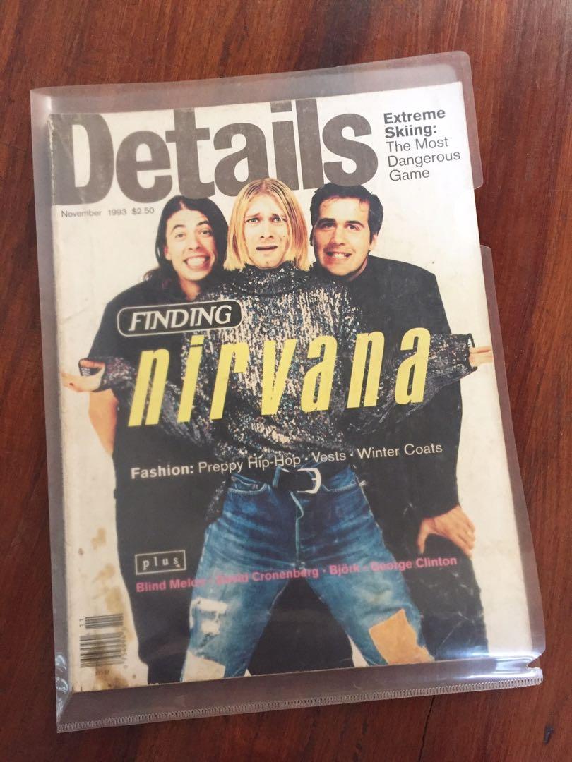 rare DETAILS magazine 'nirvana' issue (from 1993), Hobbies & Toys ...