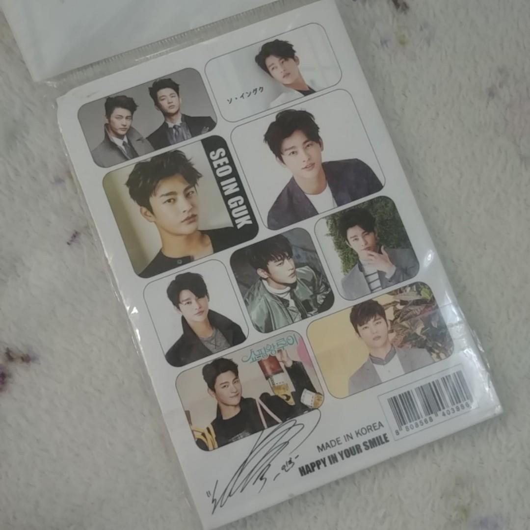 SEO IN GUK POST CARD + STICKER SET FROM KOREA, Hobbies & Toys ...