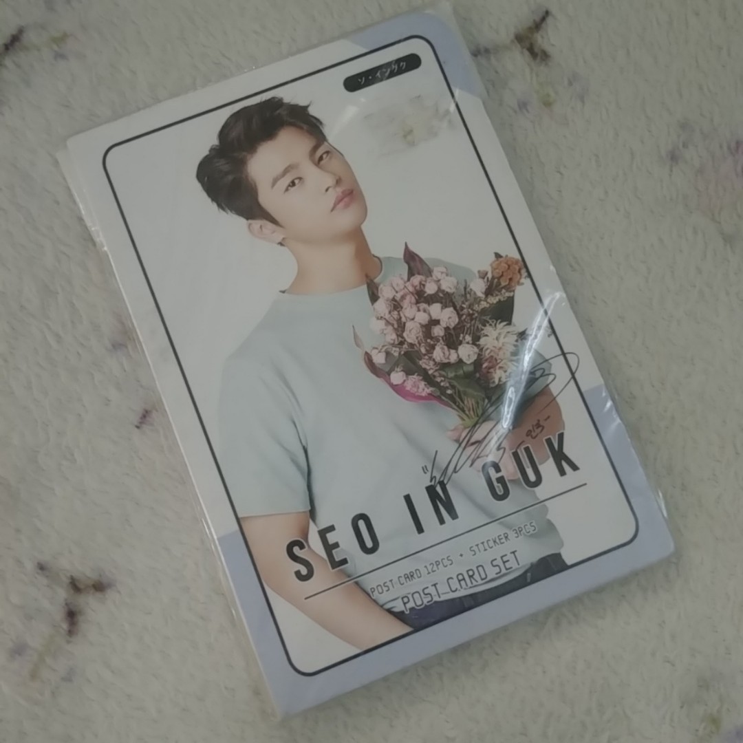 SEO IN GUK POST CARD + STICKER SET FROM KOREA, Hobbies & Toys ...