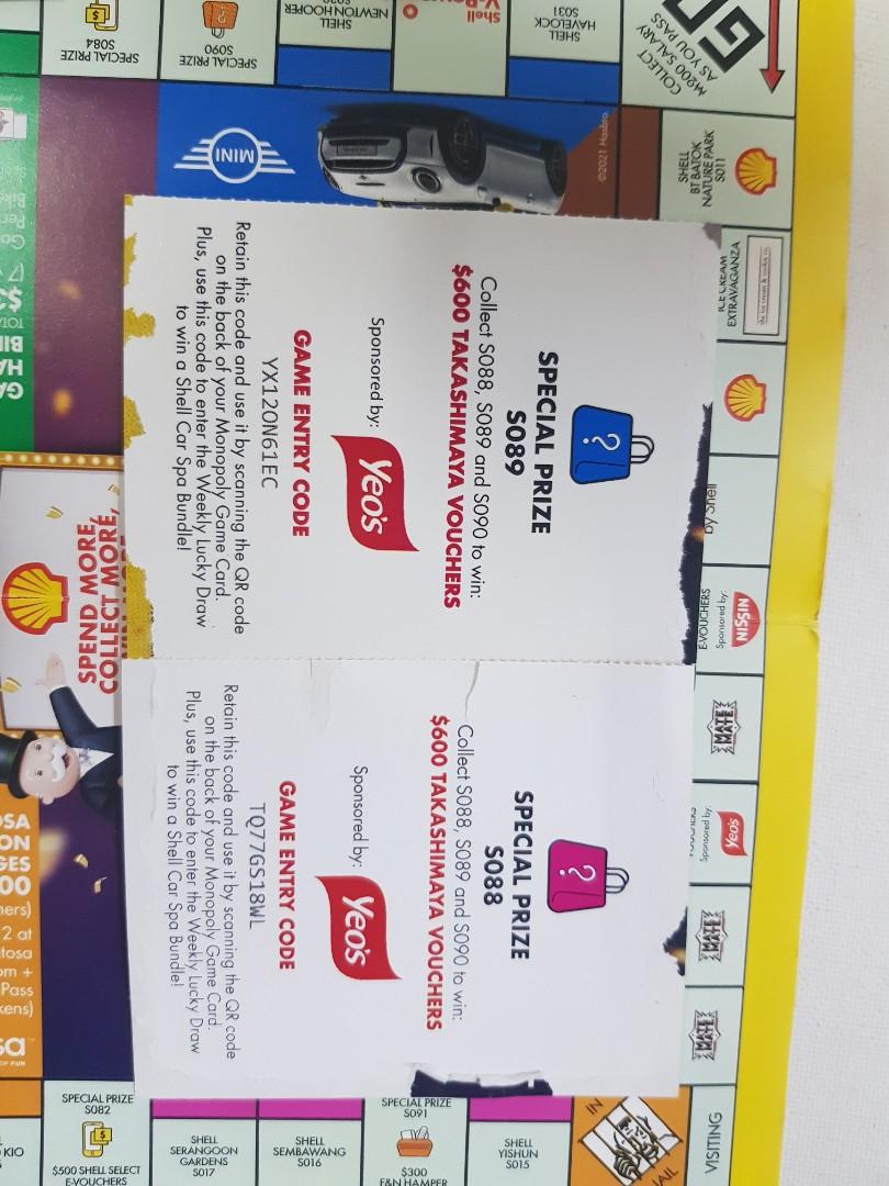 Shell Monopoly Special Prize, Everything Else on Carousell