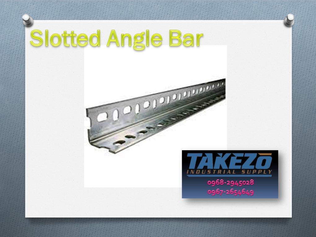 SLOTTED ANGLE BAR 1"x1" 10FT, Commercial & Industrial, Construction ...