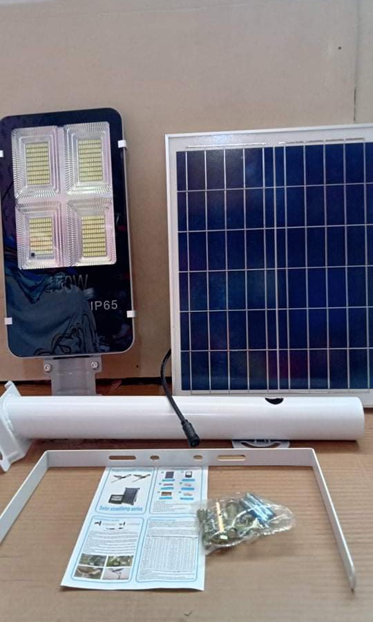 Solar Panel plus LED lights, Furniture & Home Living, Lighting & Fans ...