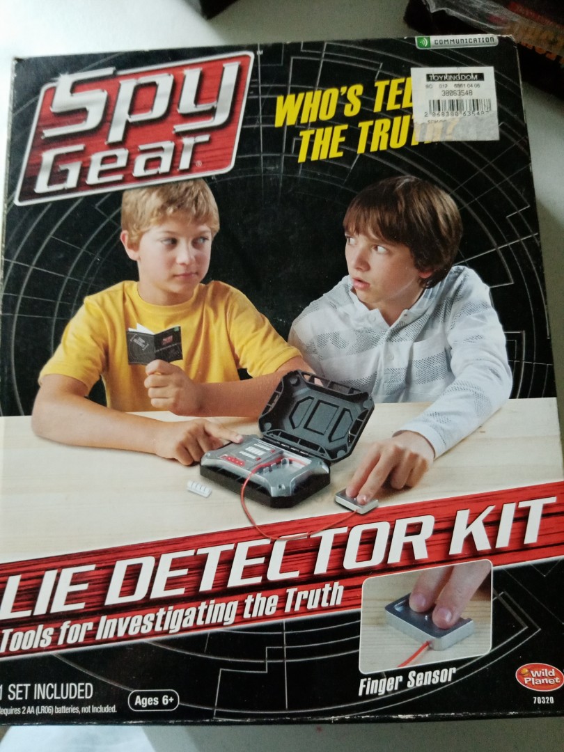 Spy Gear Lie Detector Kit, Hobbies & Toys, Toys & Games on Carousell