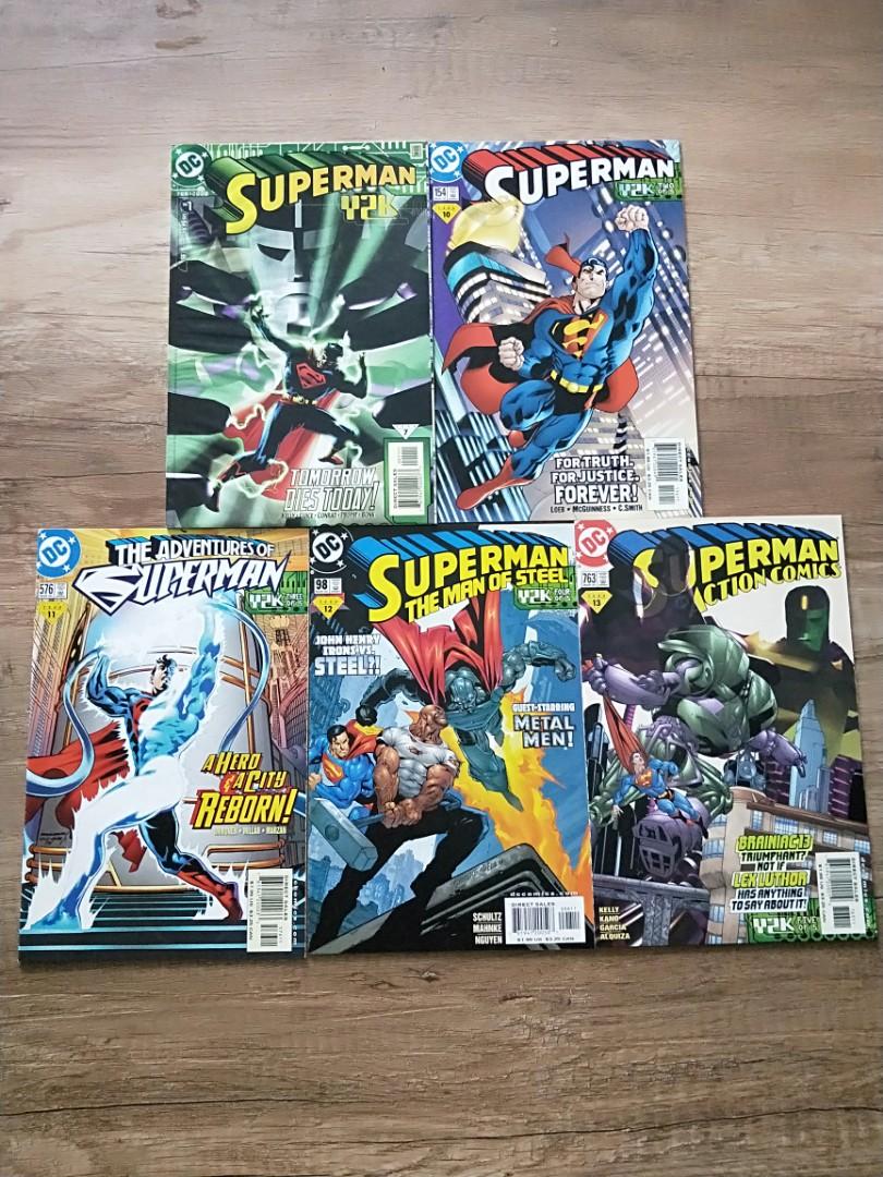 Superman Y2K Comics Set, Hobbies & Toys, Books & Magazines, Comics ...