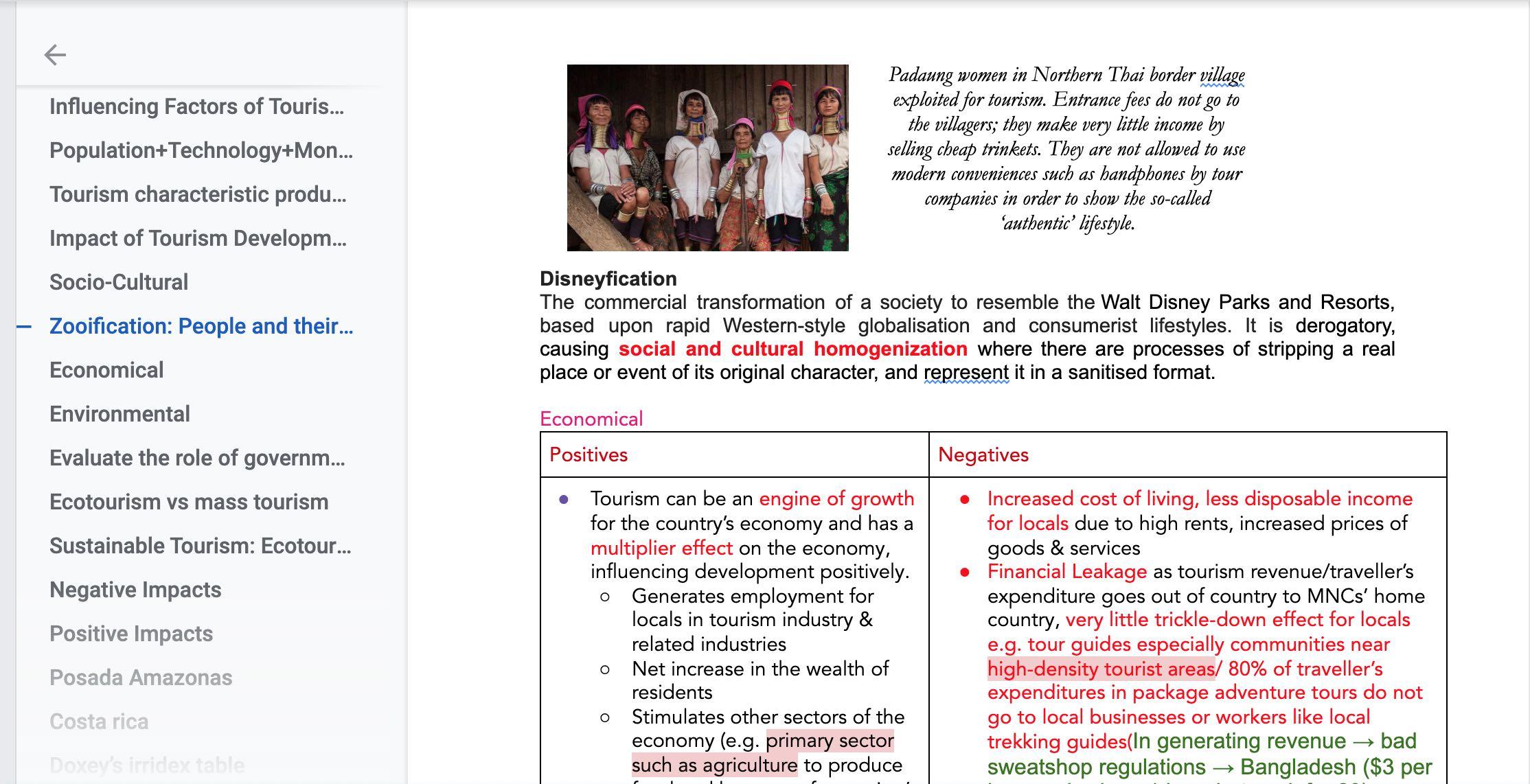 Tourism Geography notes 16 pages, Hobbies & Toys, Books & Magazines ...