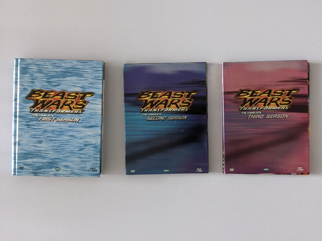 Transformers Beast Wars DVD all 3 seasons, Hobbies & Toys, Music ...