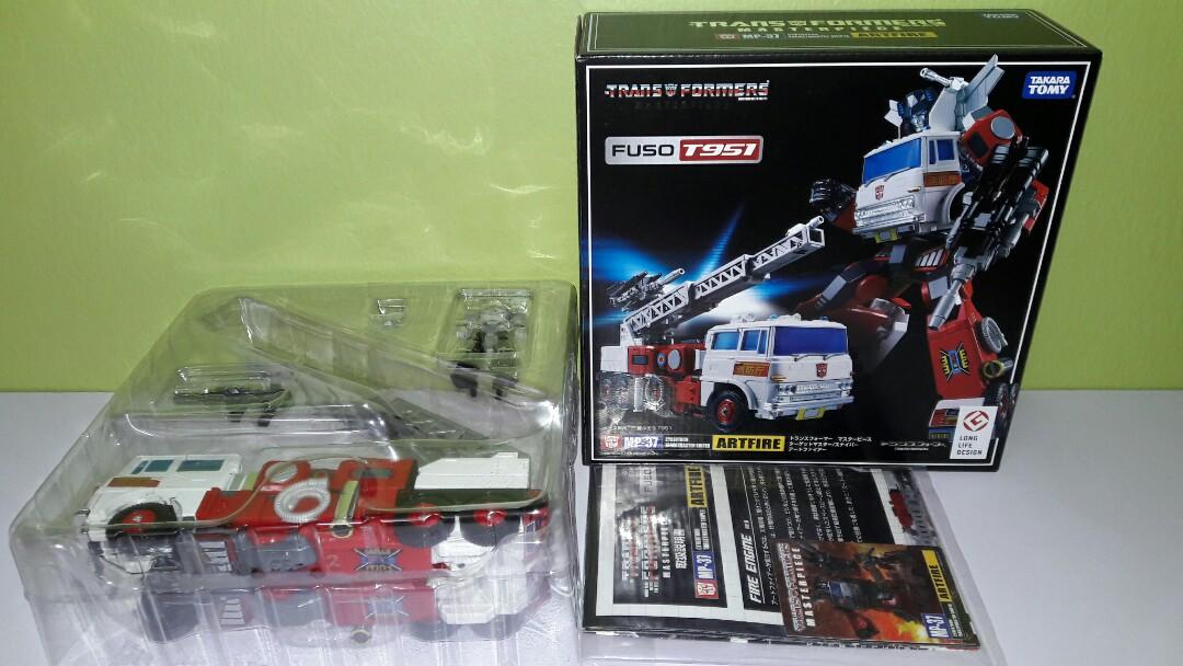 TRANSFORMERS MASTERPIECE MP-37 ARTFIRE TAKARA MP37 BIB COMPLETE ...