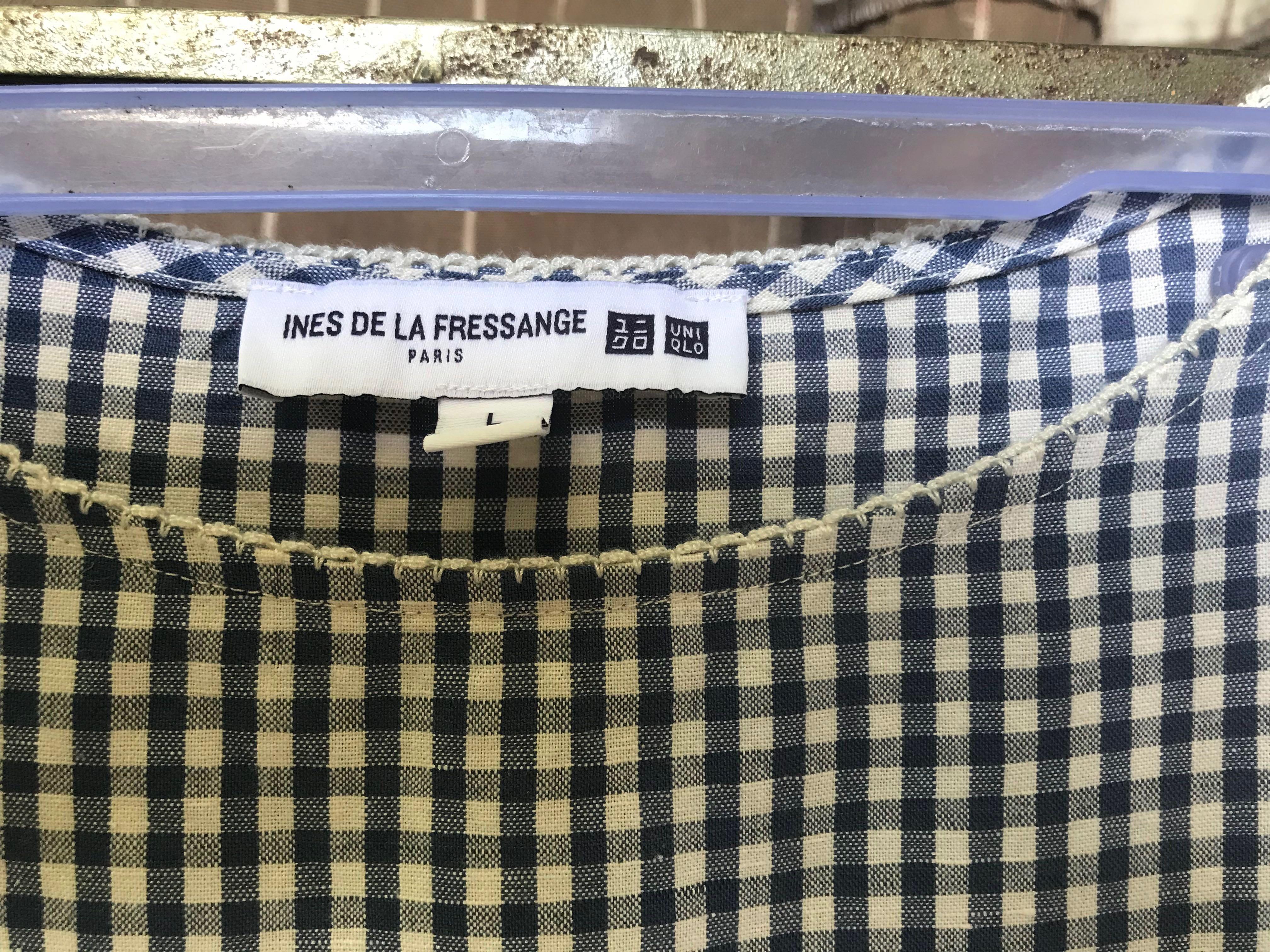 Uniqlo Gingham Dress (Ines De La Fressange), Women's Fashion, Dresses ...
