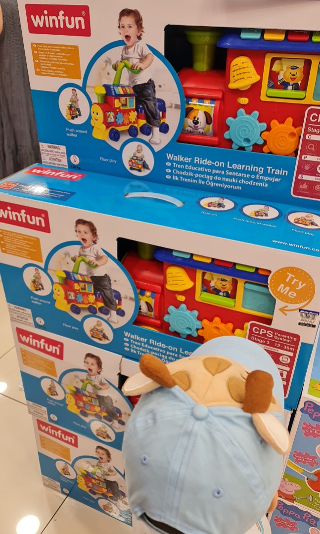 Winfun Walker Ride-on Learning Train, Babies & Kids, Infant Playtime on ...
