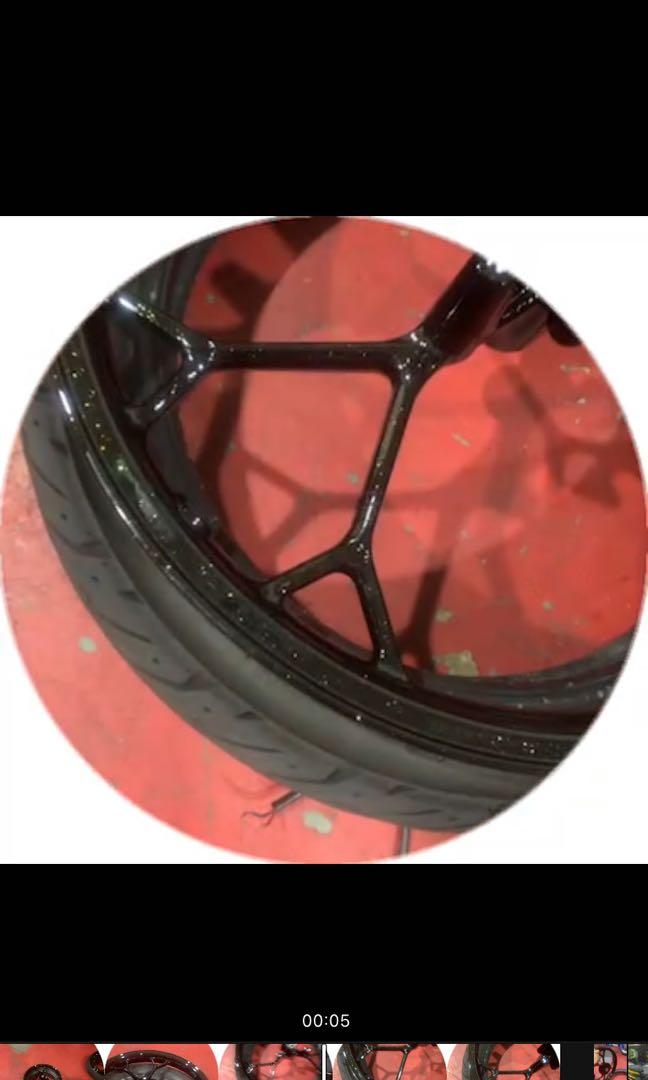 Xtero 17 inch rims for Aerox/Nvx, Motorcycles, Motorcycle Accessories ...