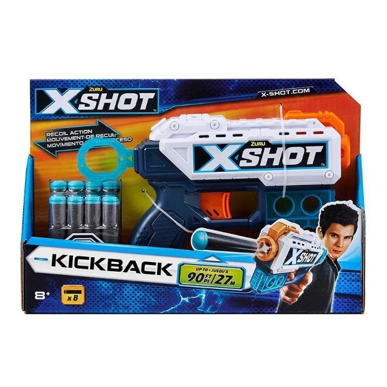 [預訂2312][特價] Zuru X-Shot - Excel Kickback (8 Darts) 玩具槍 (8枚子彈) - 顏色隨機 ...