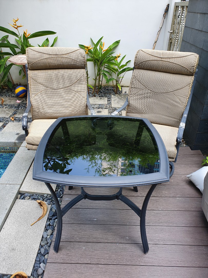 2 super comfy swing chairs with table, for FREE, Furniture & Home ...