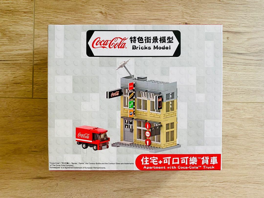 全新 可口可樂 Coca Cola 特色街景模型 Bricks Model 住宅＋可口可樂貨車一盒, 興趣及遊戲, 玩具 & 遊戲類 ...