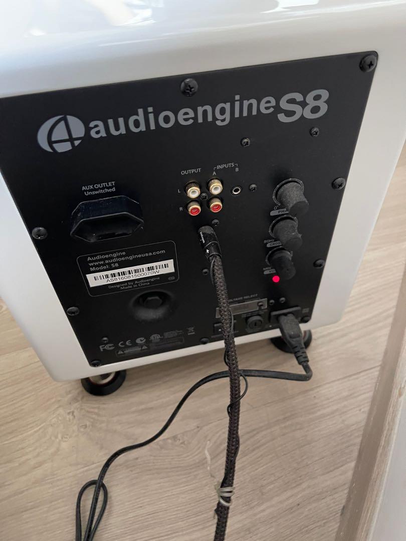 Audioengine S8 Subwoofer 超低音喇叭, 音響器材, Soundbar、揚聲器、藍牙喇叭、耳擴 - Carousell