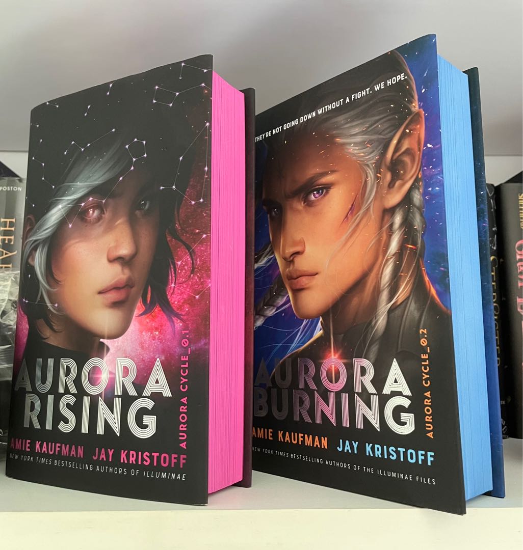 [Signed + Lined] Aurora Rising Limited Illumicrate Edition Set, Hobbies ...