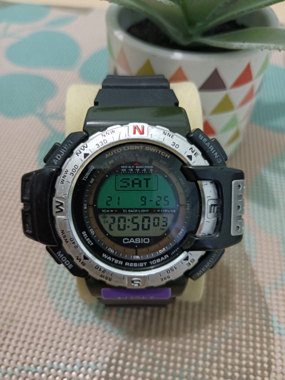 Casio Protrek PRT 40, Fesyen Pria, Jam Tangan on Carousell