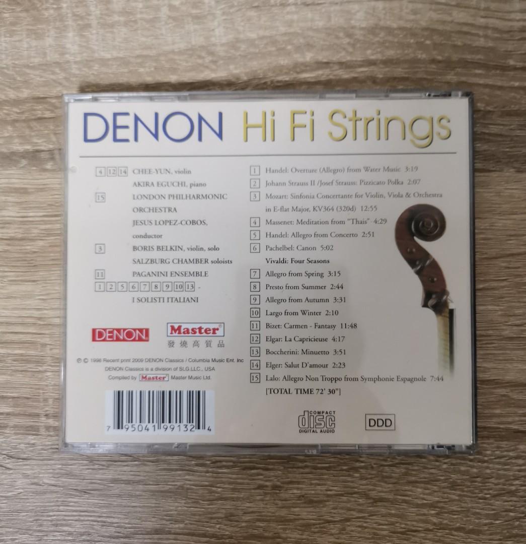 Denon Hi Fi Strings, Hobbies & Toys, Music & Media, CDs & DVDs on Carousell
