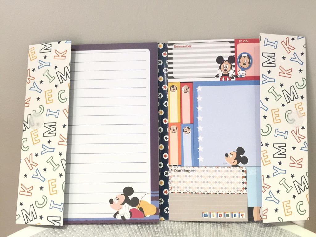 Disney Mickey Mouse Message Sticky Notes & Writing Pad, Hobbies & Toys ...