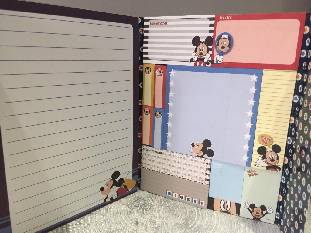 Disney Mickey Mouse Message Sticky Notes & Writing Pad, Hobbies & Toys ...