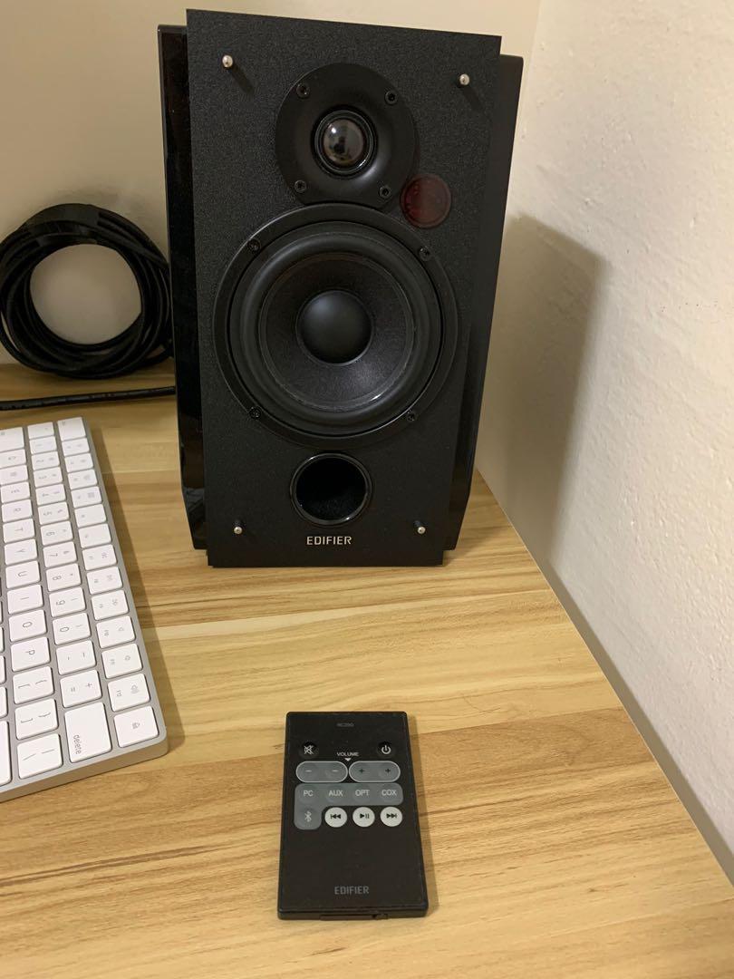 Edifier R1850DB Bookshelf Bluetooth Speakers Subwoofer Black, Audio ...