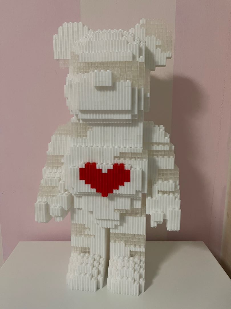 Heart Bear Brick Lego, Hobbies & Toys, Toys & Games on Carousell