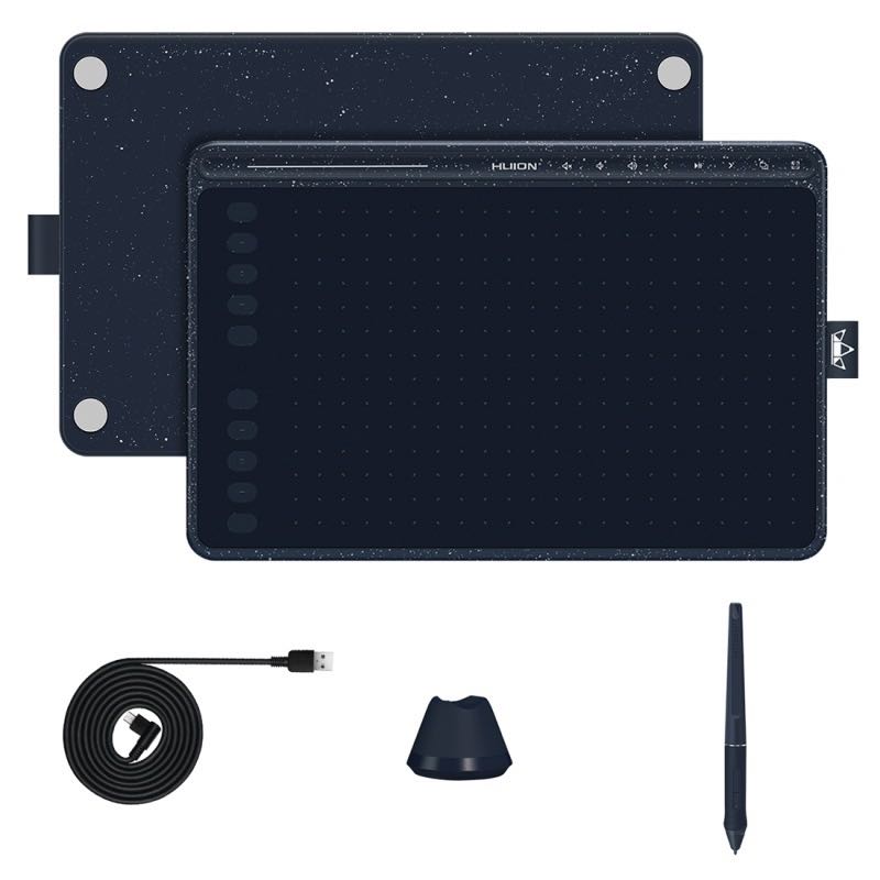 Huion HS611 Graphic Drawing Tablet (Starry Blue), Computers & Tech ...