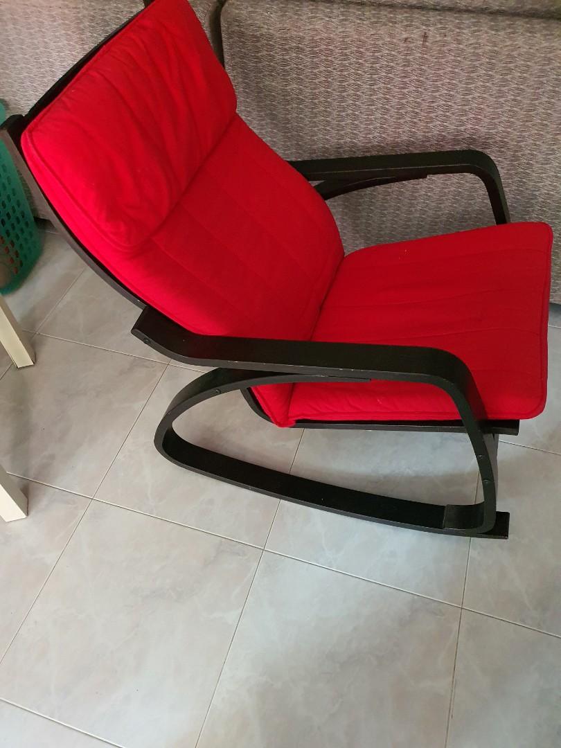 IKEA Rocker chair, Furniture & Home Living, Furniture, Chairs on Carousell