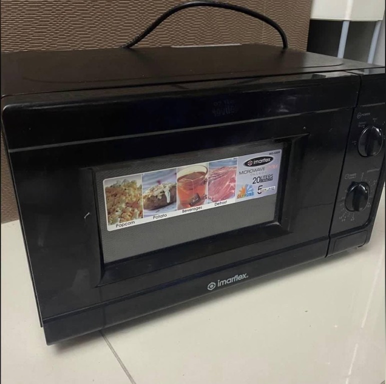 Imarflex Microwave Oven MO-H20R (Black), TV & Home Appliances, Kitchen ...