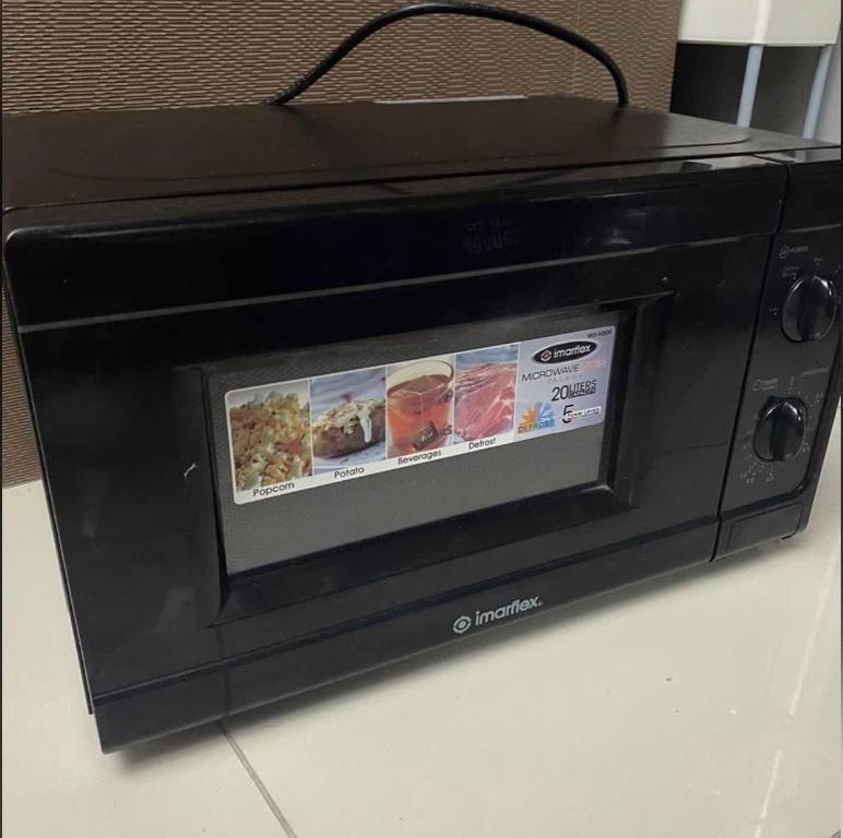 Imarflex Microwave Oven MO-H20R (Black), TV & Home Appliances, Kitchen ...