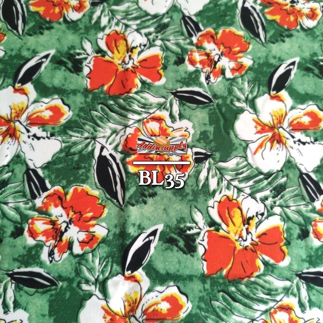 Kain Batik Hijau Corak Floral Bunga Raya Hibiscus BL35 ( 02 March 2022 ...