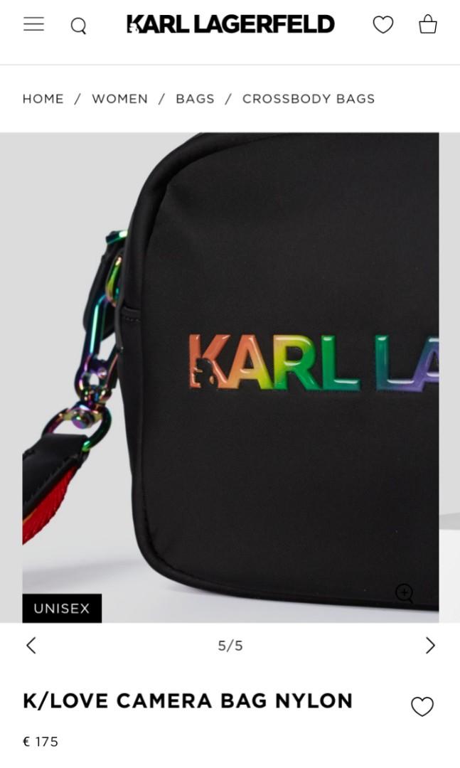 Karl Lagerfeld Rainbow Camera Nylon Bag, Luxury, Bags & Wallets on ...