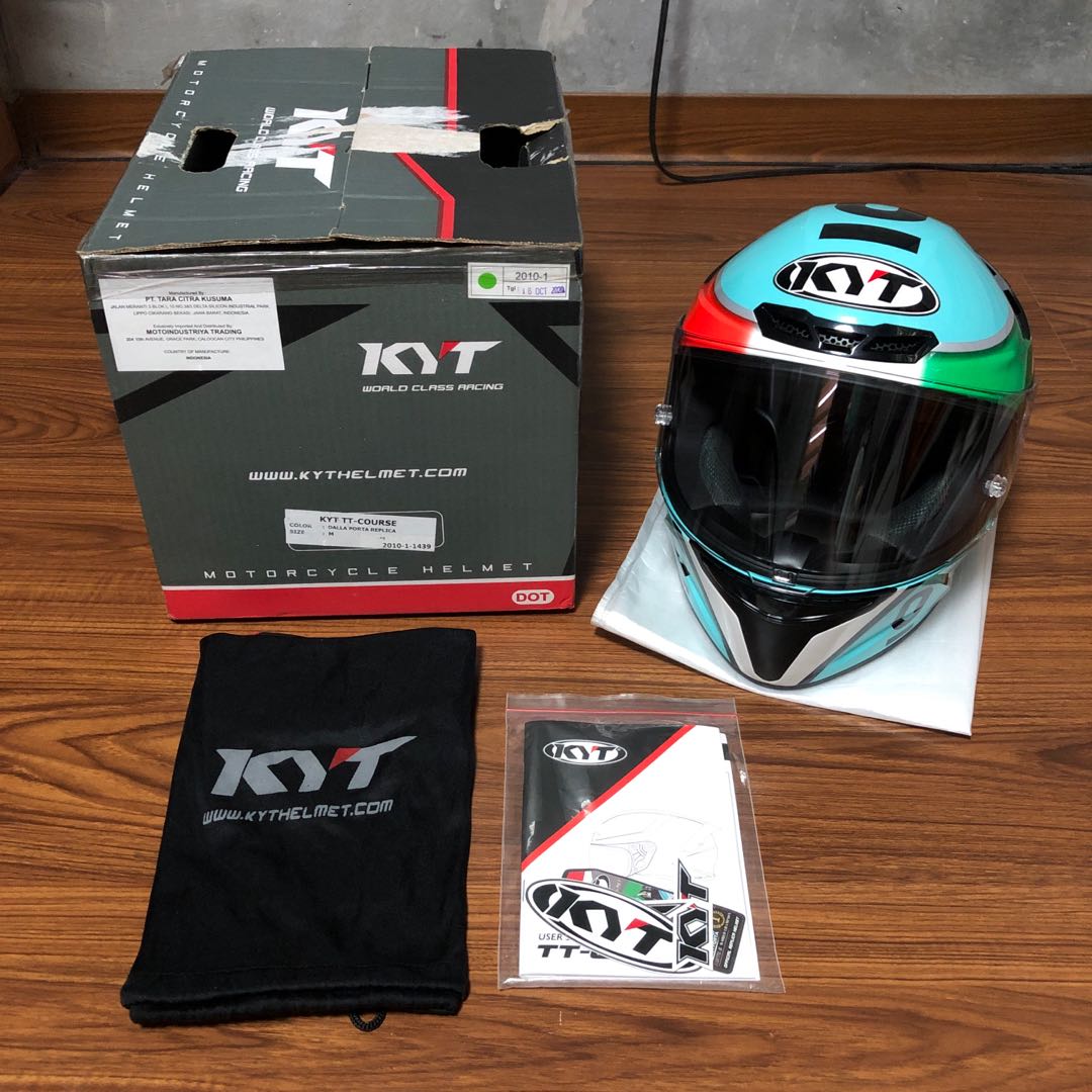 KYT TTC Dalla Porta Leopard Medium Complete with box, Motorbikes ...