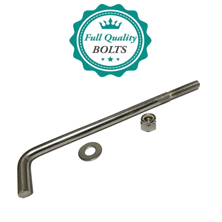 L Shape W/ Nut & Washer Anchor Bolt, Commercial & Industrial ...