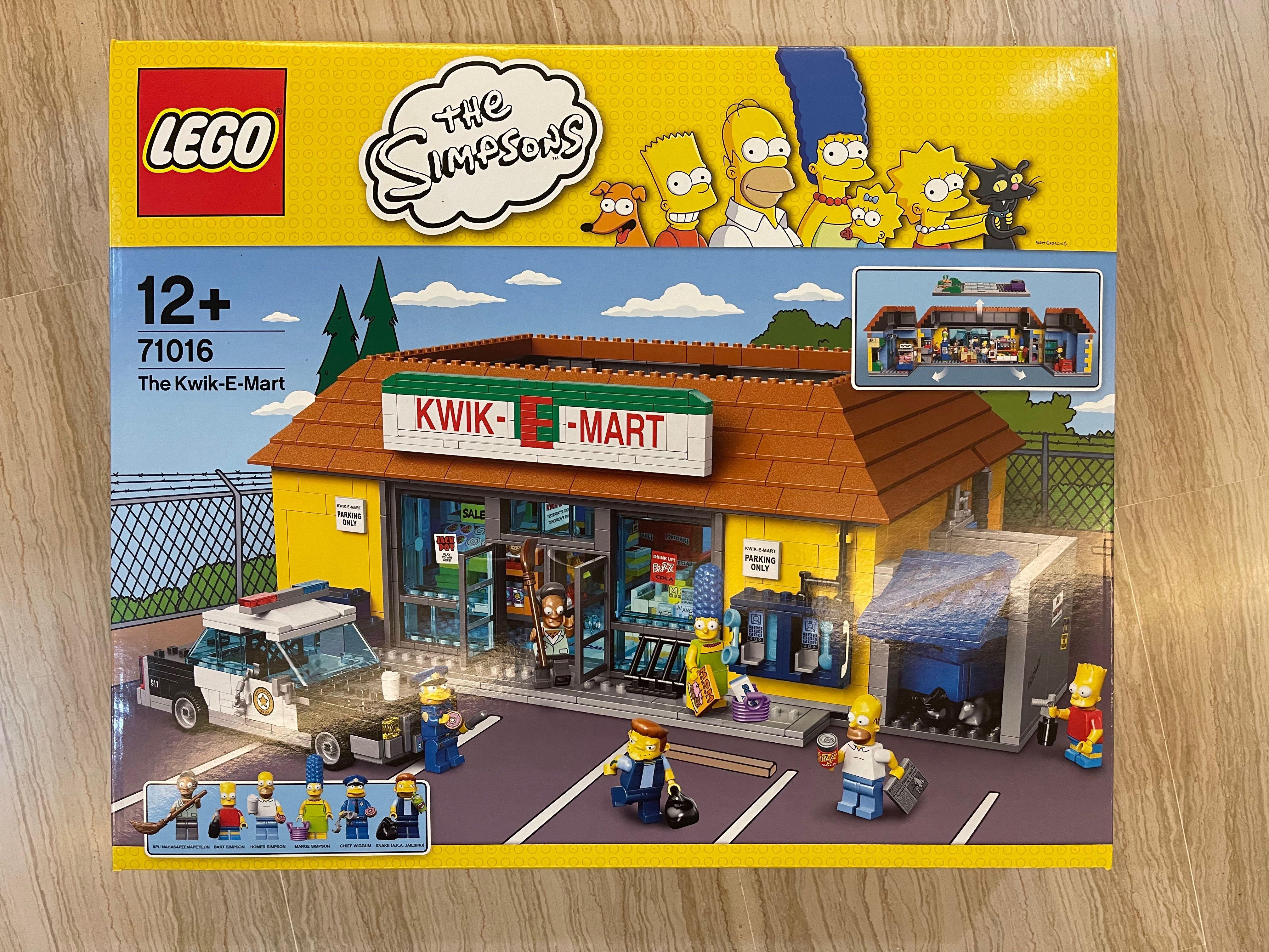 LEGO 71006 The Simpsons & 71016 Kwik-E-Mart, Hobbies & Toys, Toys ...