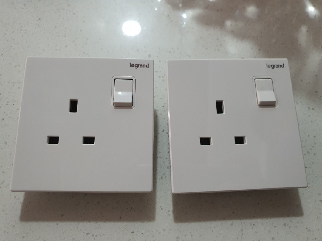 Legrand single socket switch, TV & Home Appliances, Electrical ...