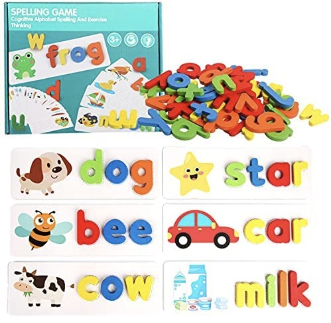 *Local stock* See and Spelling Learning Toy, Matching Letter Games ...