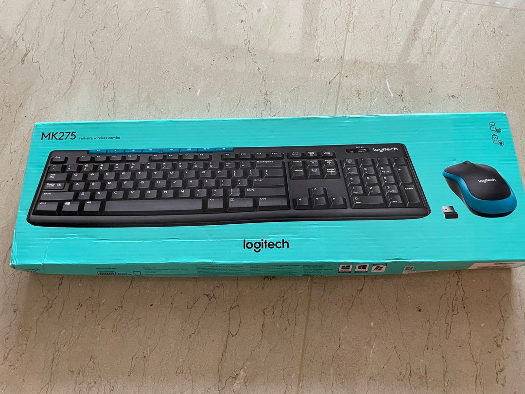Logitech MK275 Wireless Keyboard and Mouse Combo, Computers & Tech ...